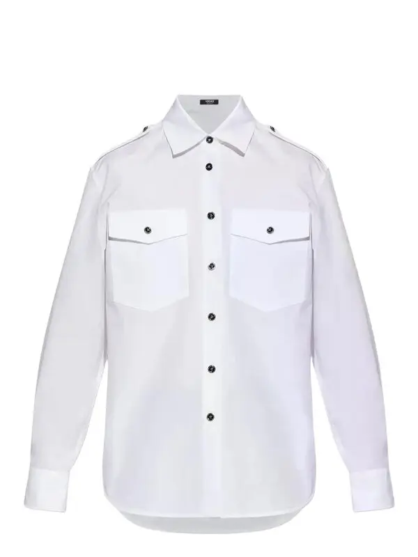 Versace Flap-pocket Buttoned Shirt - White