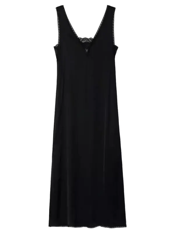Zadig&Voltaire Renzo Satin Dress - Black