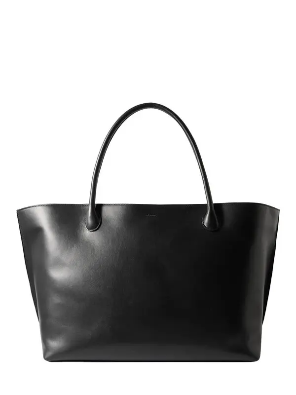 Lié Studio The Eva Weekend Leather Tote - Black