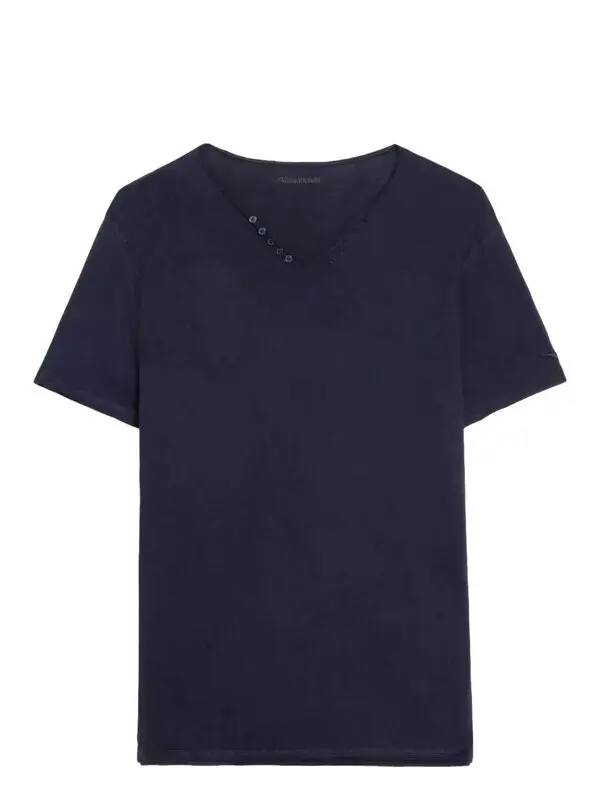 Zadig&Voltaire V-neck T-shirt - Blue