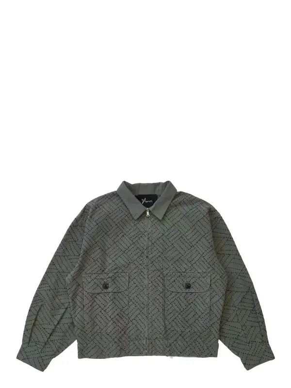GLASS CYPRESS Bomber Jacket - Green