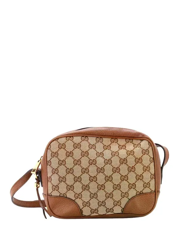 Gucci Bree Disco Gg Canvas Mini Crossbody Bag - Brown