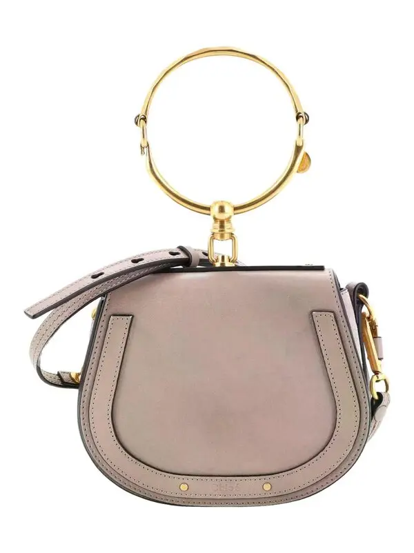 Chloé Nile Leather Small Crossbody Bag - Neutrals