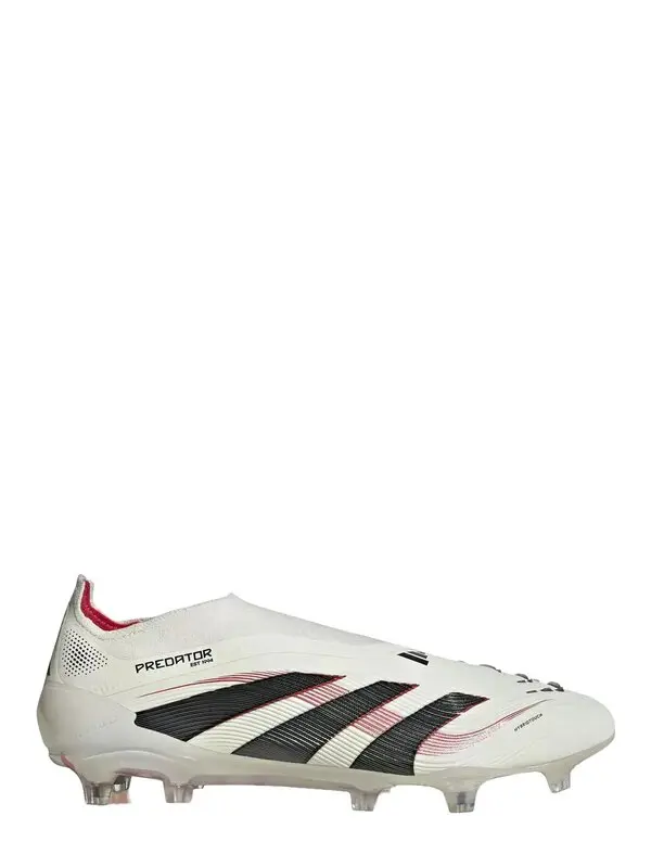 Adidas Predator Elite Laceless Cleats - White