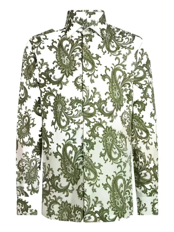 Etro Paisley Cotton Shirt - White