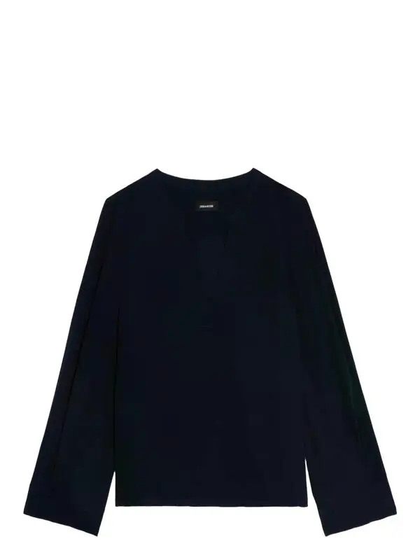 Zadig&Voltaire V-neck Blouse - Blue