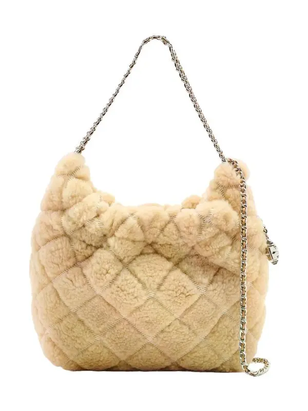 Tory Burch Quilted Chain-strap Shoulder Bag - Neutrals
