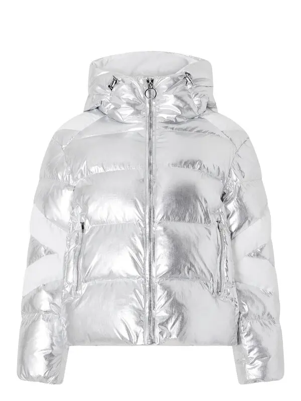 Fusalp Charloy Hooded Quilted Jacket - Silver