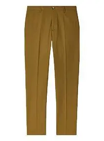 Paul Smith Fine Cotton Twill Trousers - Brown