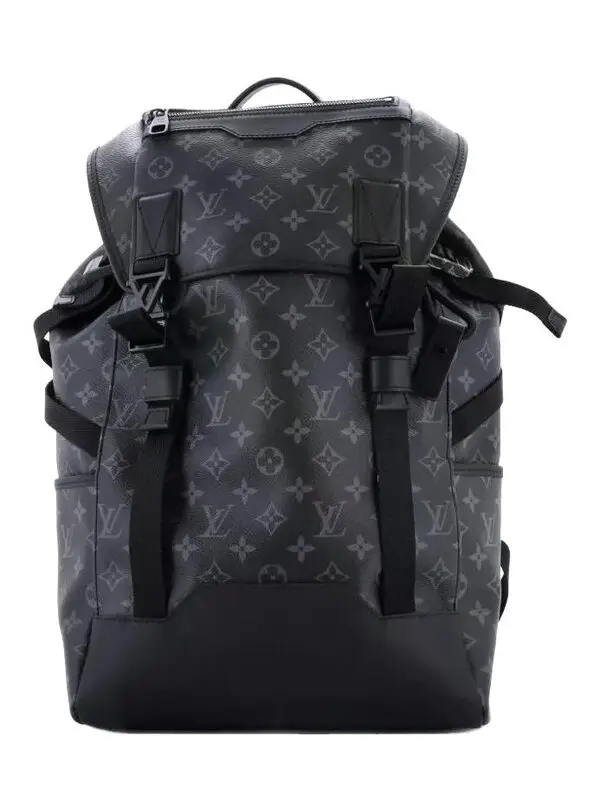 LOUIS VUITTON Getaway Monogram Eclipse Canvas Backpack - Black