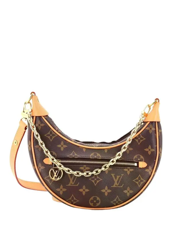 LOUIS VUITTON Loop Handbag Monogram Canvas - Brown