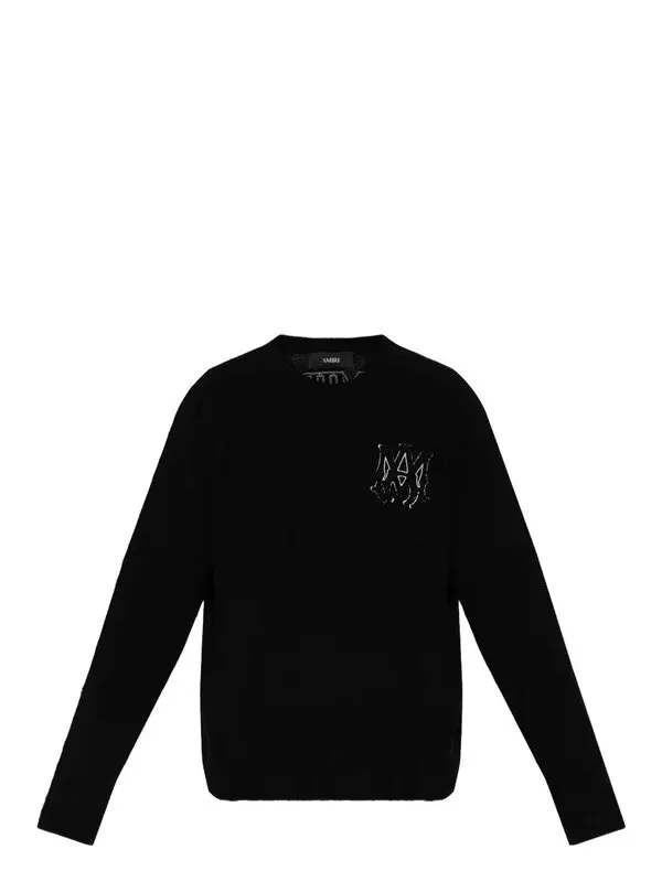 Amiri Crew-neck Sweater - Black