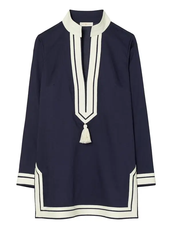 Tory Burch Cotton Tunic - Blue