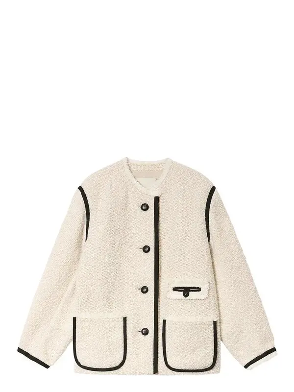 Isabel Marant Maylin Wool Blend Jacket - Beige