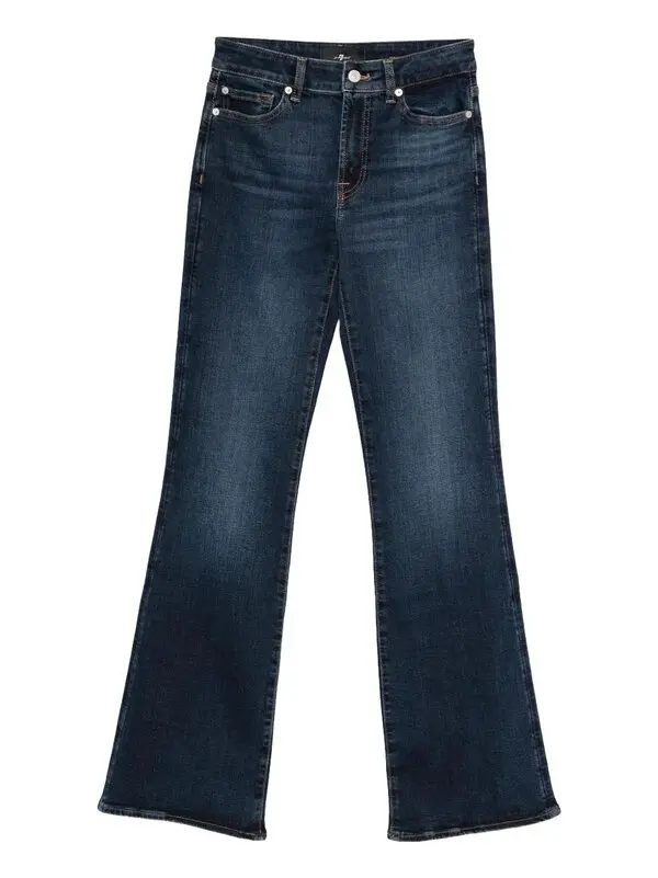 7 For All Mankind The Leggy Bootcut Denim Jeans - Blue