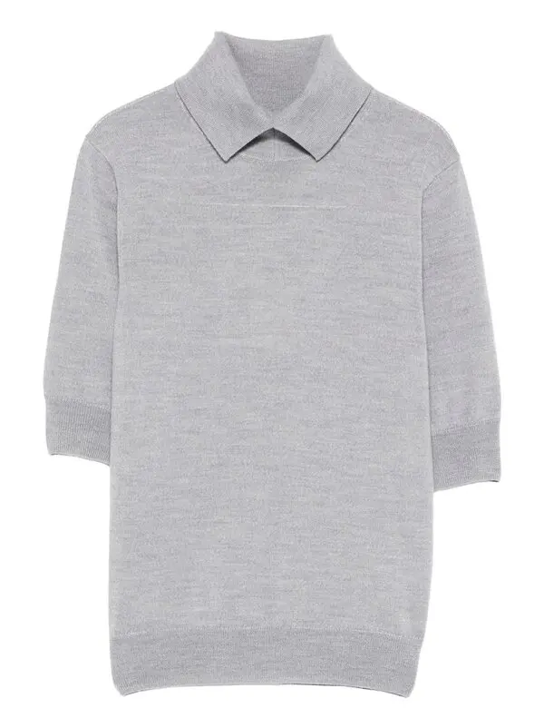HERSKIND Perry Wool Sweater - Grey