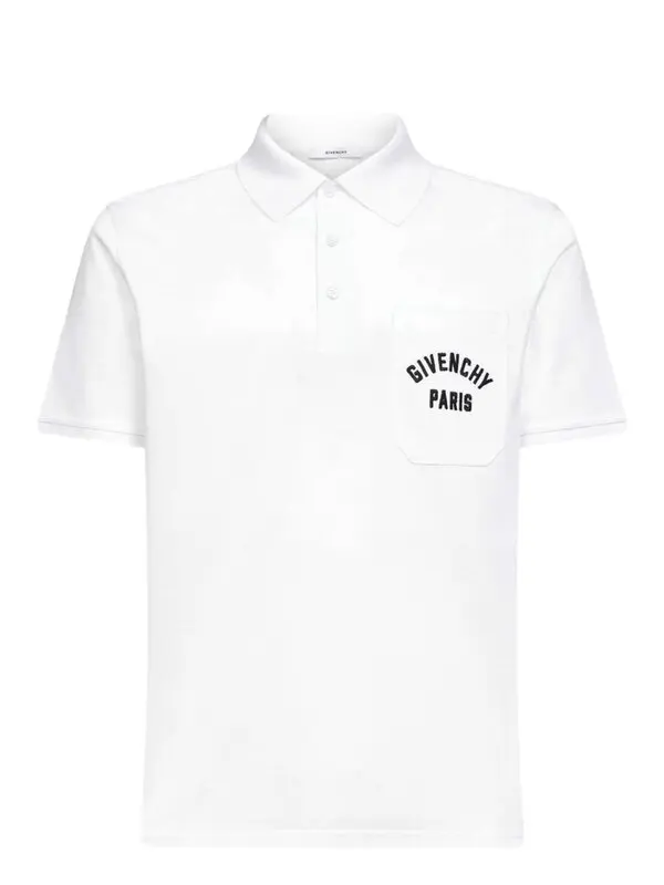 Givenchy Polo Shirt With Pocket - White