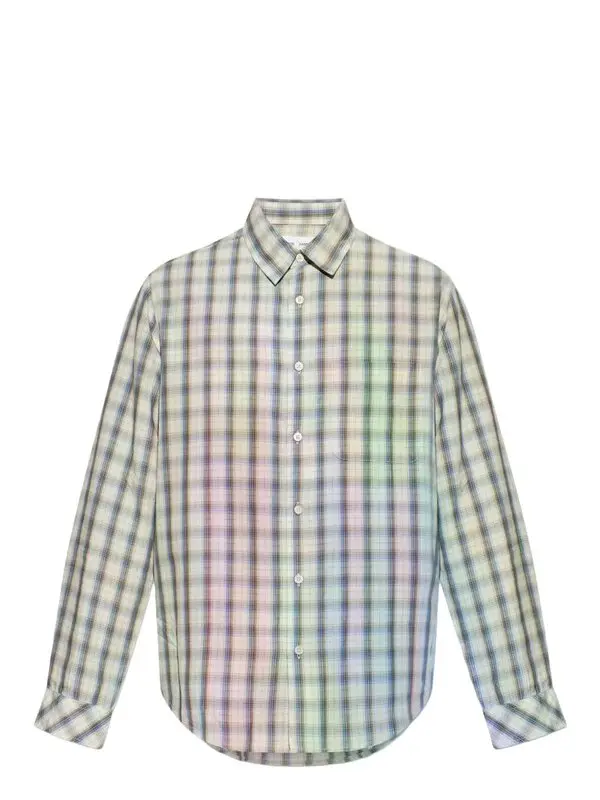 SAMSOE SAMSOE Checked-pattern Shirt - Neutrals