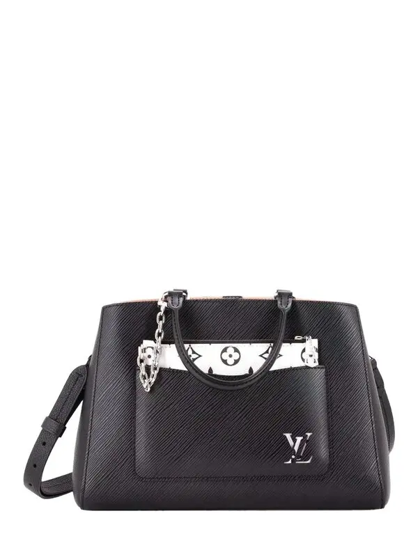 LOUIS VUITTON Marelle Epi Leather Mm Tote Bag - Black