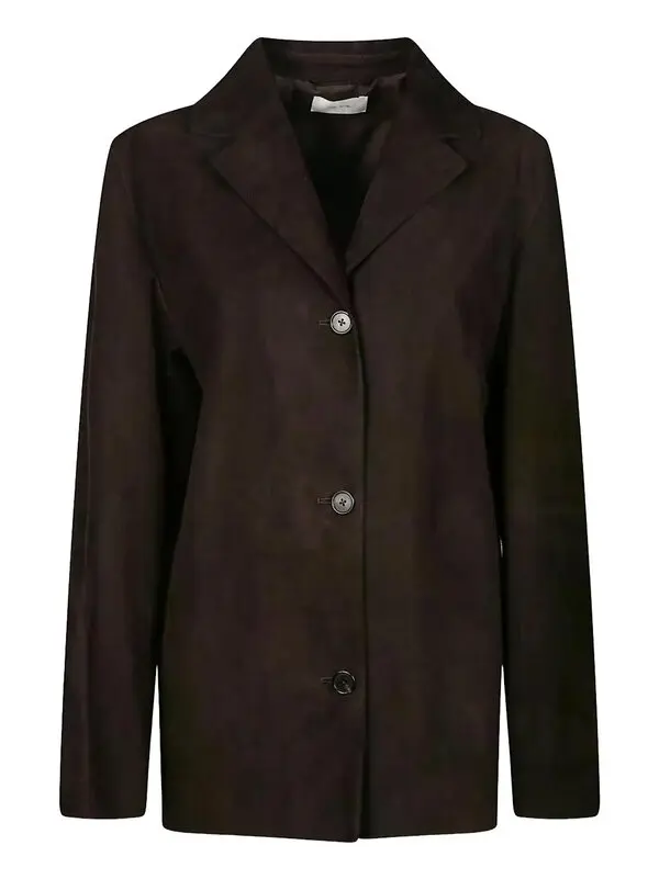 THE ROW Buttoned Jacket - Brown