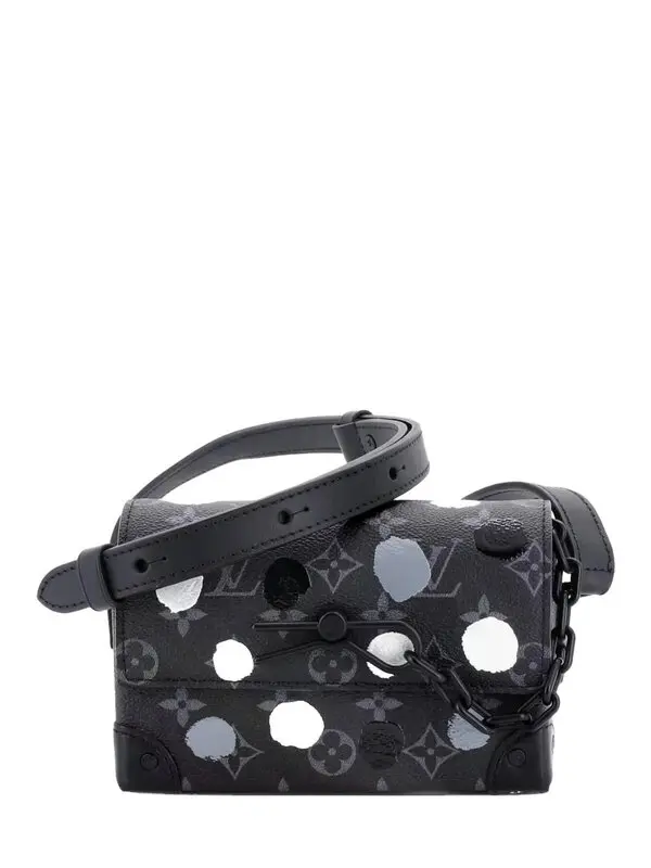 LOUIS VUITTON Steamer Wearable Wallet Yayoi Kusama Painted Dots Monogram Eclipse Canvas - Black