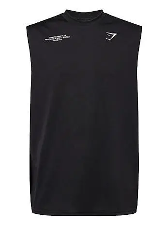 GYMSHARK Conditioning Club Sleeveless Woven Top - Black