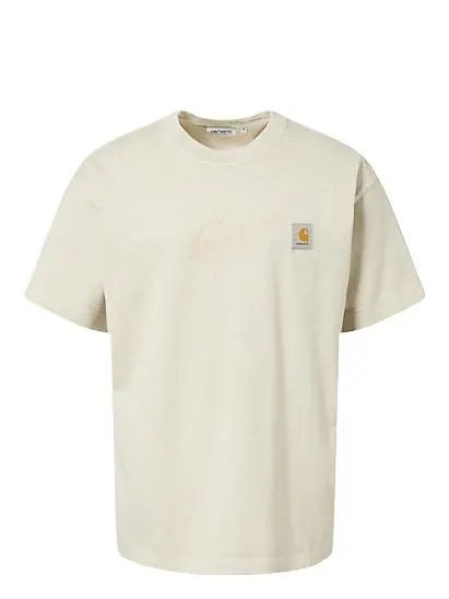 Carhartt Work In Progress Vista Dyed Cotton-jersey T-shirt - Fleur De Sel