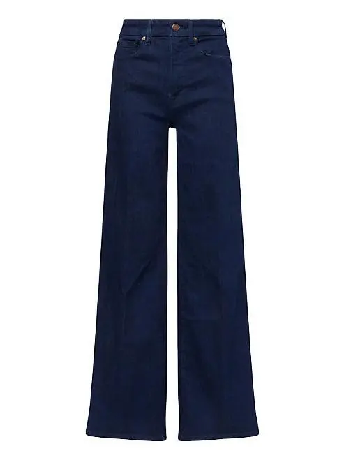 Good American Good Waist Palazzo Stretch-denim Jeans - Indigo1145