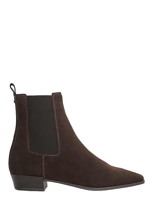 DUNE Suede Chelsea Boots - Brown Suede
