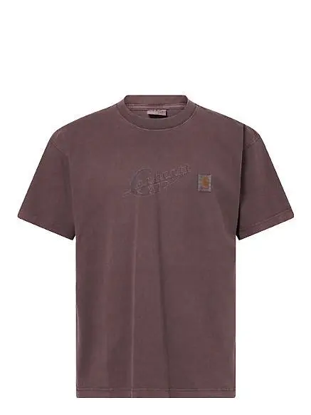 Carhartt Work In Progress Vista Dyed Cotton-jersey T-shirt - Palisander