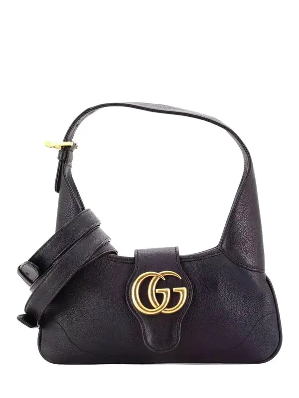 Gucci Monochrome Aphrodite Small Shoulder Bag - Black