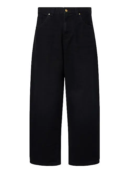 Carhartt Work In Progress Brandon Straight-leg Cotton Trousers - Black