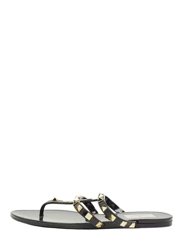 Valentino Garavani Jelly Studded Slides - Black