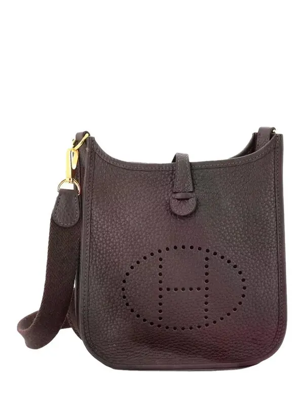 Hermès Evelyne Tpm Crossbody Bag Clemence Leather Gen Iii - Brown