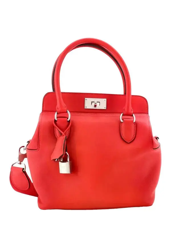 Hermès Toolbox 20 Satchel - Red