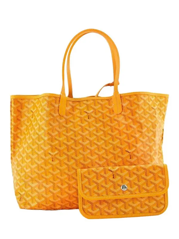 Goyard Saint Louis Coated Canvas Pm Tote Bag - Yellow