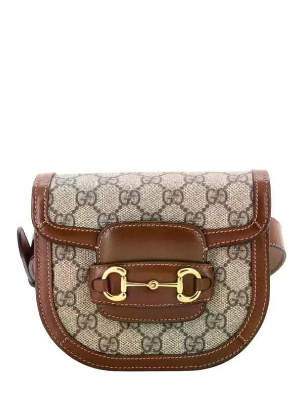 Gucci Horsebit 1955 Mini Crossbody Bag - Brown