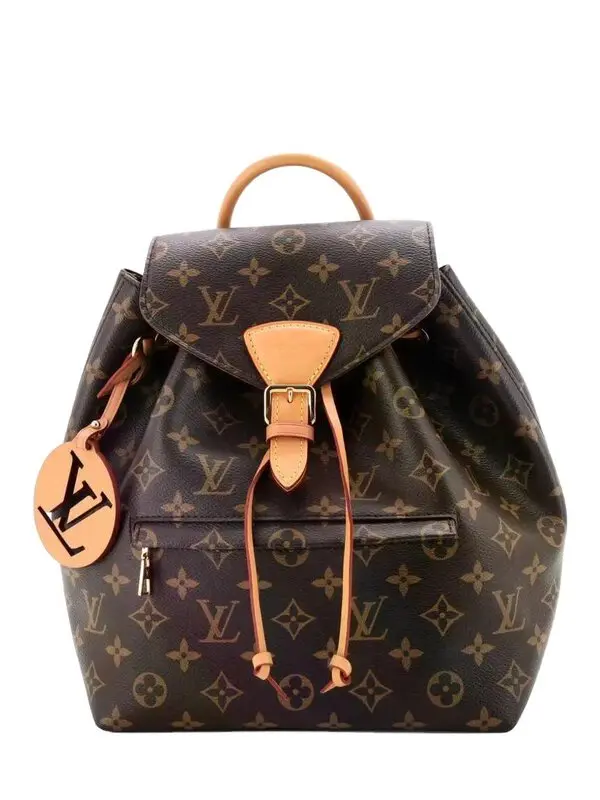 LOUIS VUITTON Montsouris Nm Monogram Canvas Pm Backpack - Brown