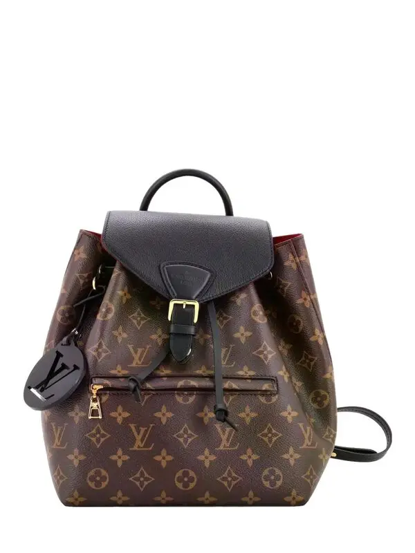 LOUIS VUITTON Montsouris Pm Backpack Monogram Canvas And Leather - Brown