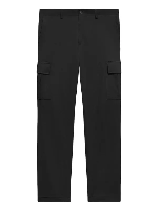 Theory Straight Twill Cargo Pants - Black