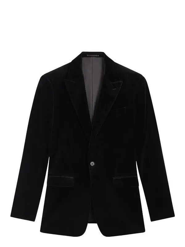 Theory Chambers Velvet Sport Coat - Black