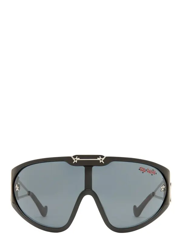 Le Specs Ski Shield Sunglasses - Black