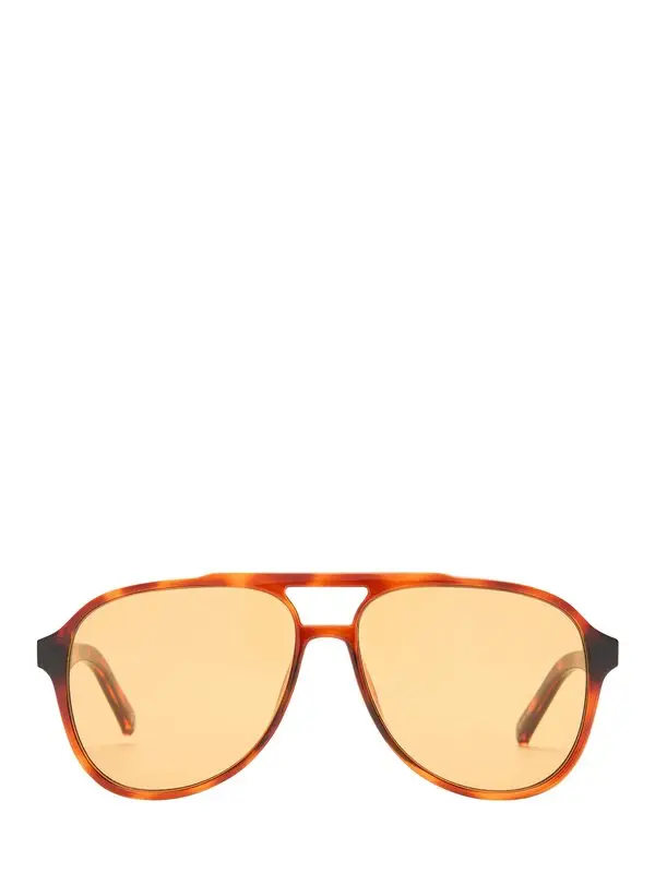 Le Specs Tragic Magic Aviator Sunglasses - Toffee Tort