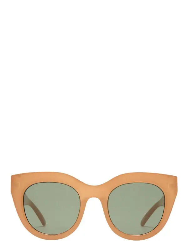 Le Specs Air Heart Cat Eye Sunglasses - Caramel