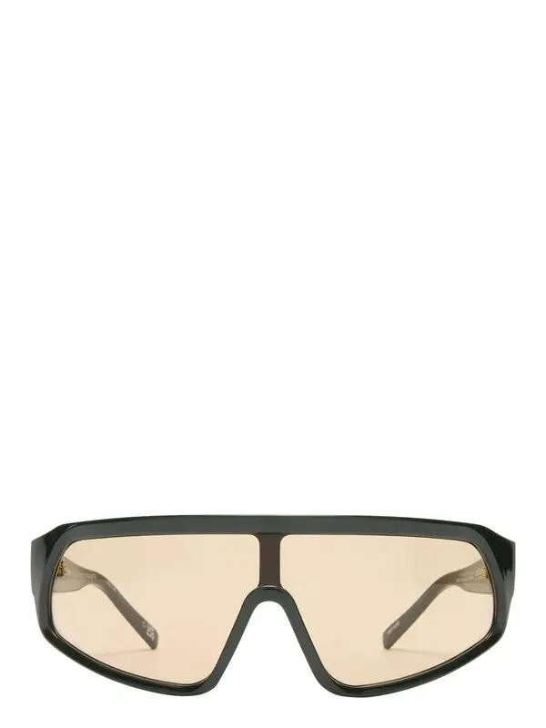 Le Specs Calm Chaos Sunglasses - Dark Khaki