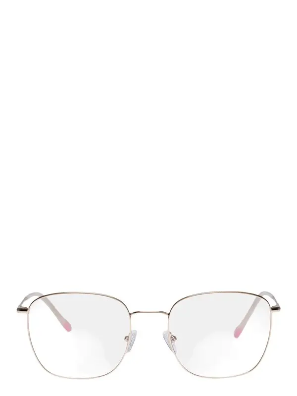 Le Specs Tempus Eyeglasses - Light Gold