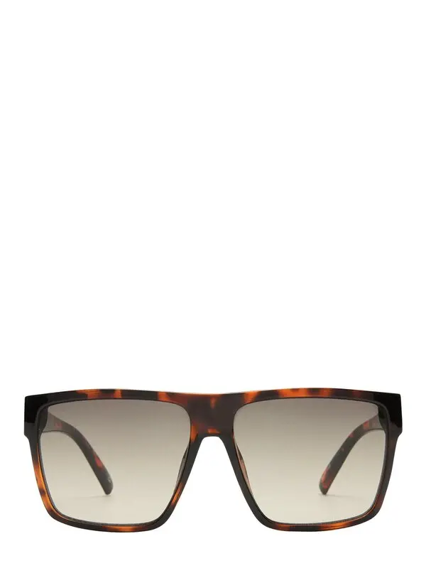 Le Specs Dark Magic D-frame Sunglasses - Tort