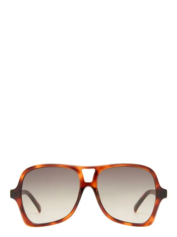 Le Specs Fortune Teller Aviator Sunglasses - Toffee Tort
