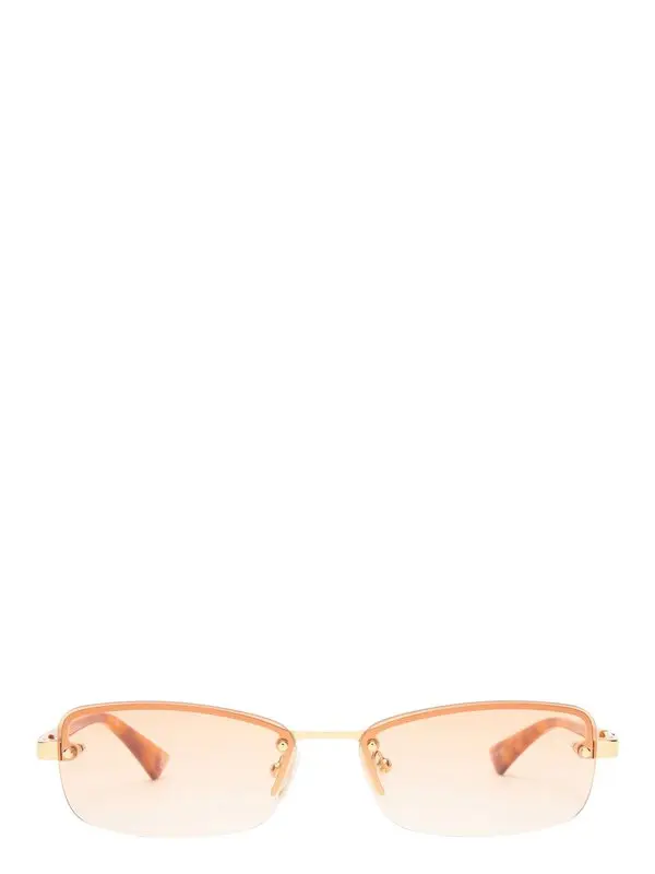 Le Specs Enigmatic Gold Vintage Tort Sunglasses - Gold And Vintage Tort