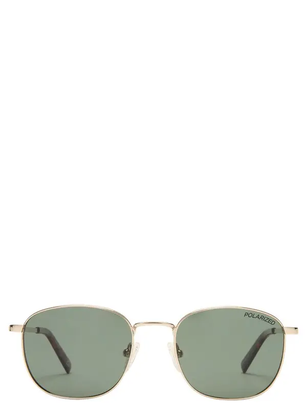 Le Specs Neptune Deux Square Sunglasses - Gold